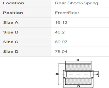 Toyota Suspension Bushing for 4runner 90389-16002 - Buy Auto Parts ...