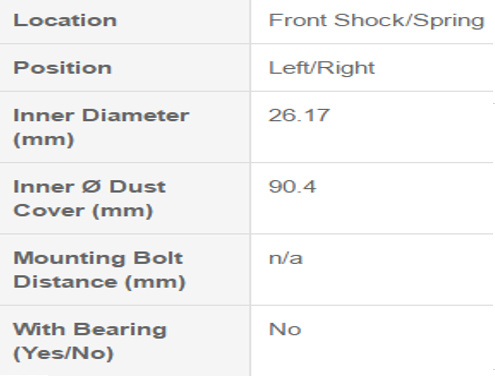 Toyota Shock Absorber Strut Mount for Yaris 48609-0d050 from China ...